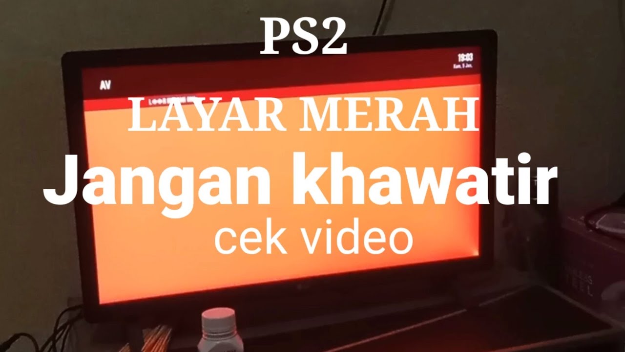 CARA MENGATASI LAYAR BLANK MERAH MUDAH BANGET - YouTube