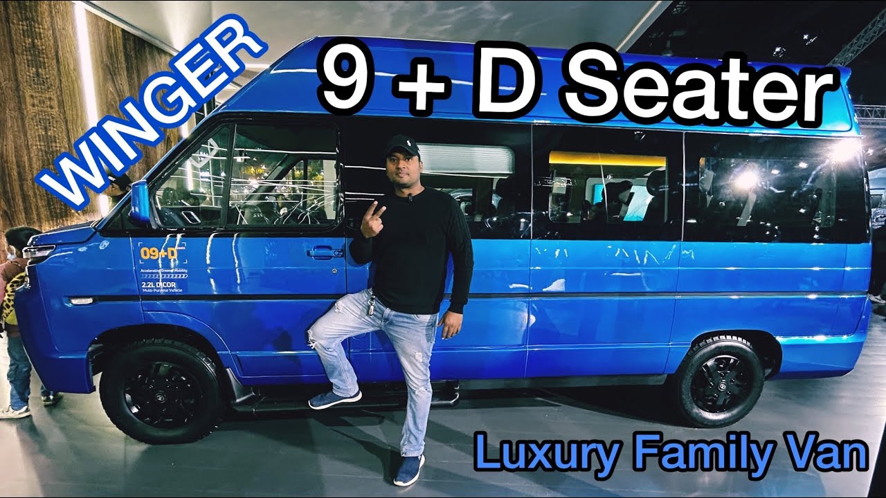 Tata Winger 9 Seater + D || Auto Expo 2023 || Modified Tata Winger 9+D ...