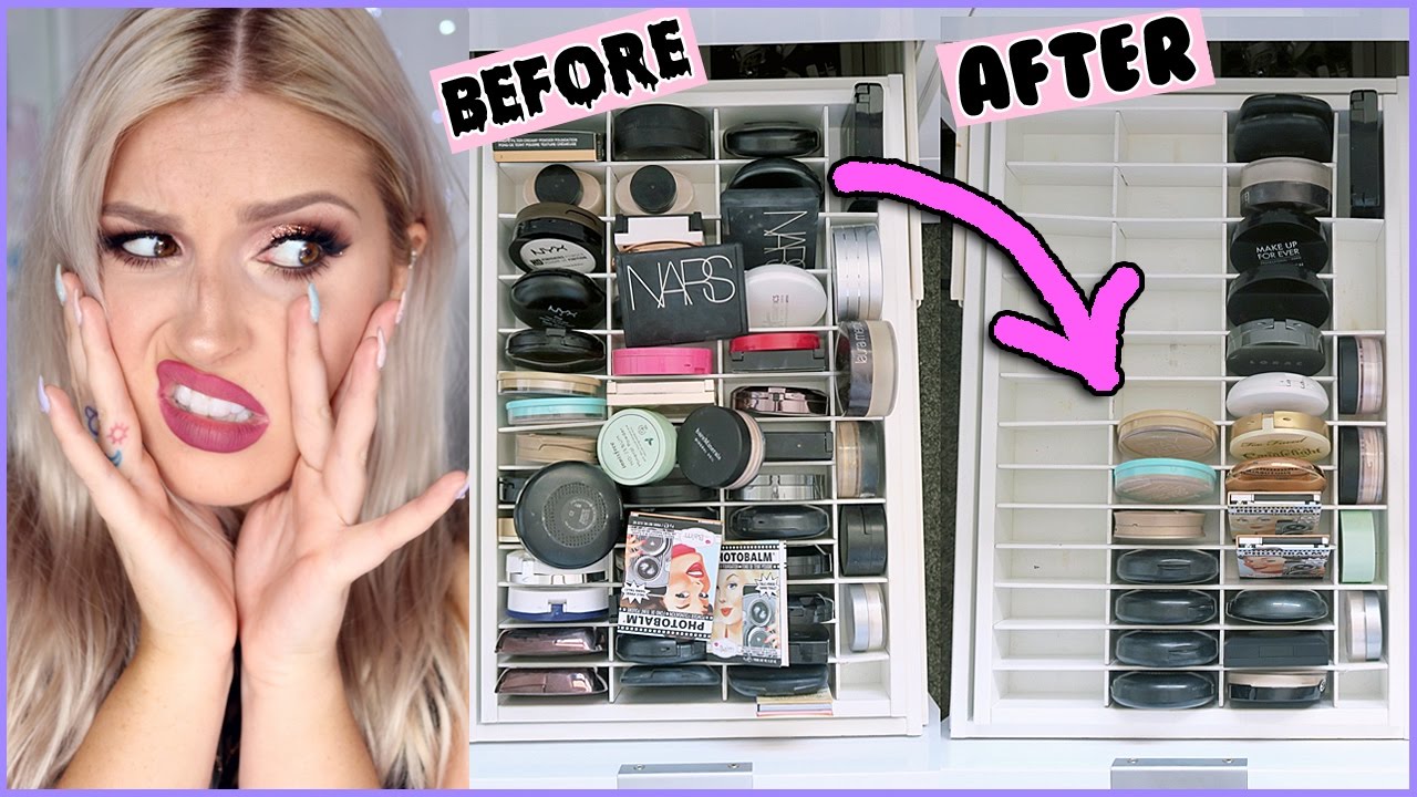 Powder & Bronzer 🔪 ORGANIZE AND DECLUTTER MY MAKEUP COLLECTION! 😏 - YouTube