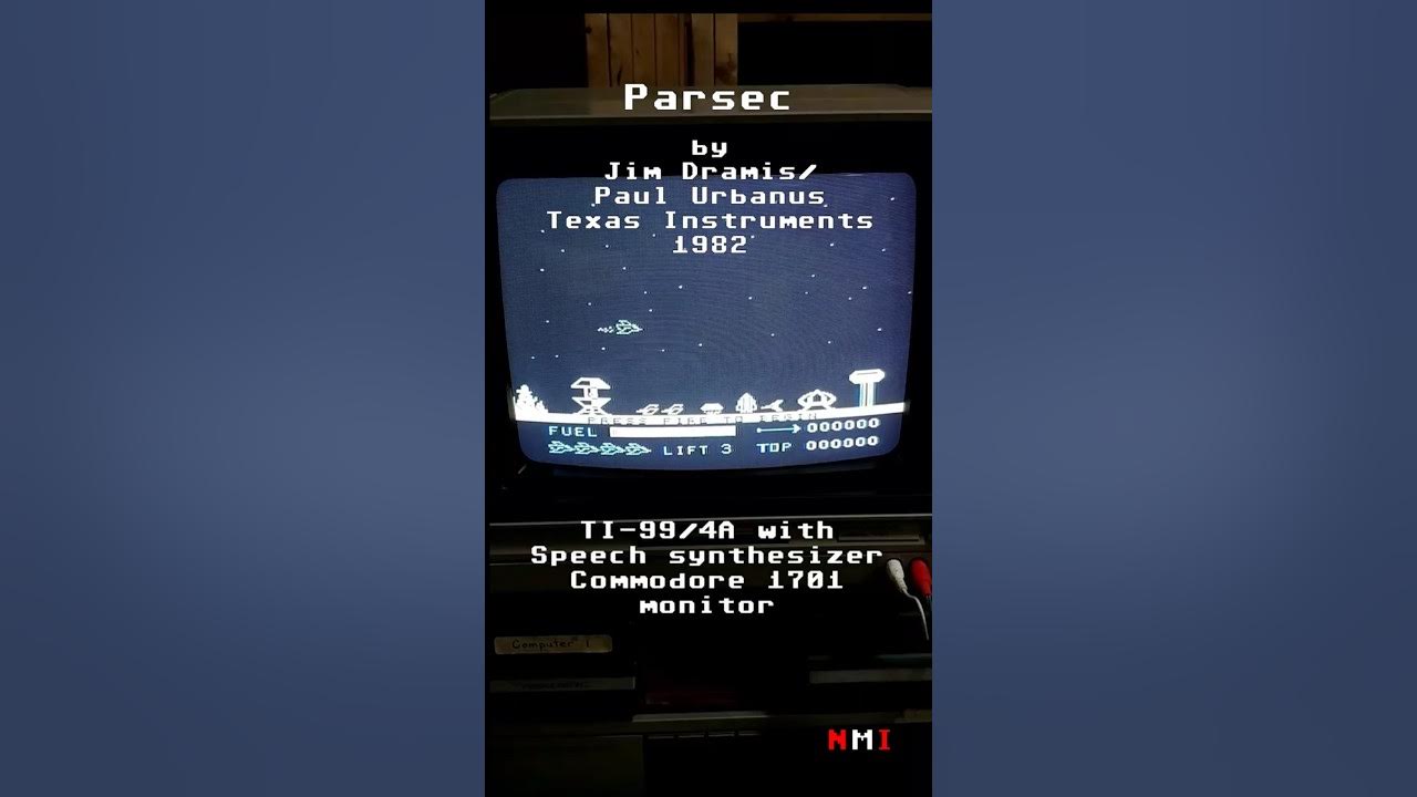 Parsec on TI-99/4A #retrogaming #8bitcomputer #ti99 #shootergame - YouTube