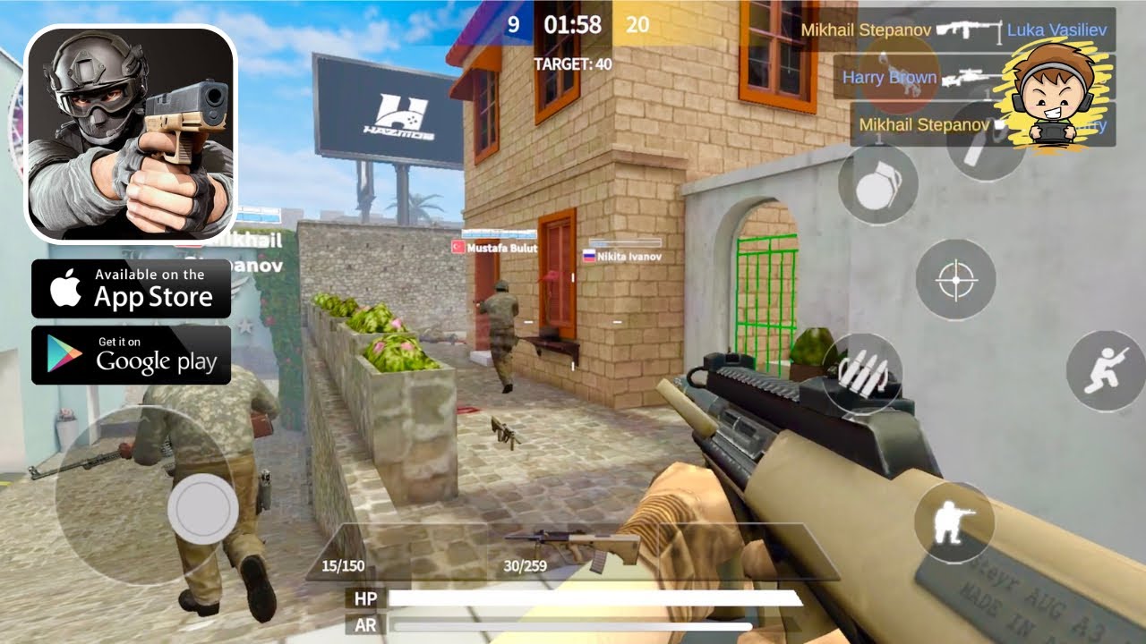 Hazmob FPS Gameplay - Online PVP Shooter Ultra Graphics | Android/IOS ...