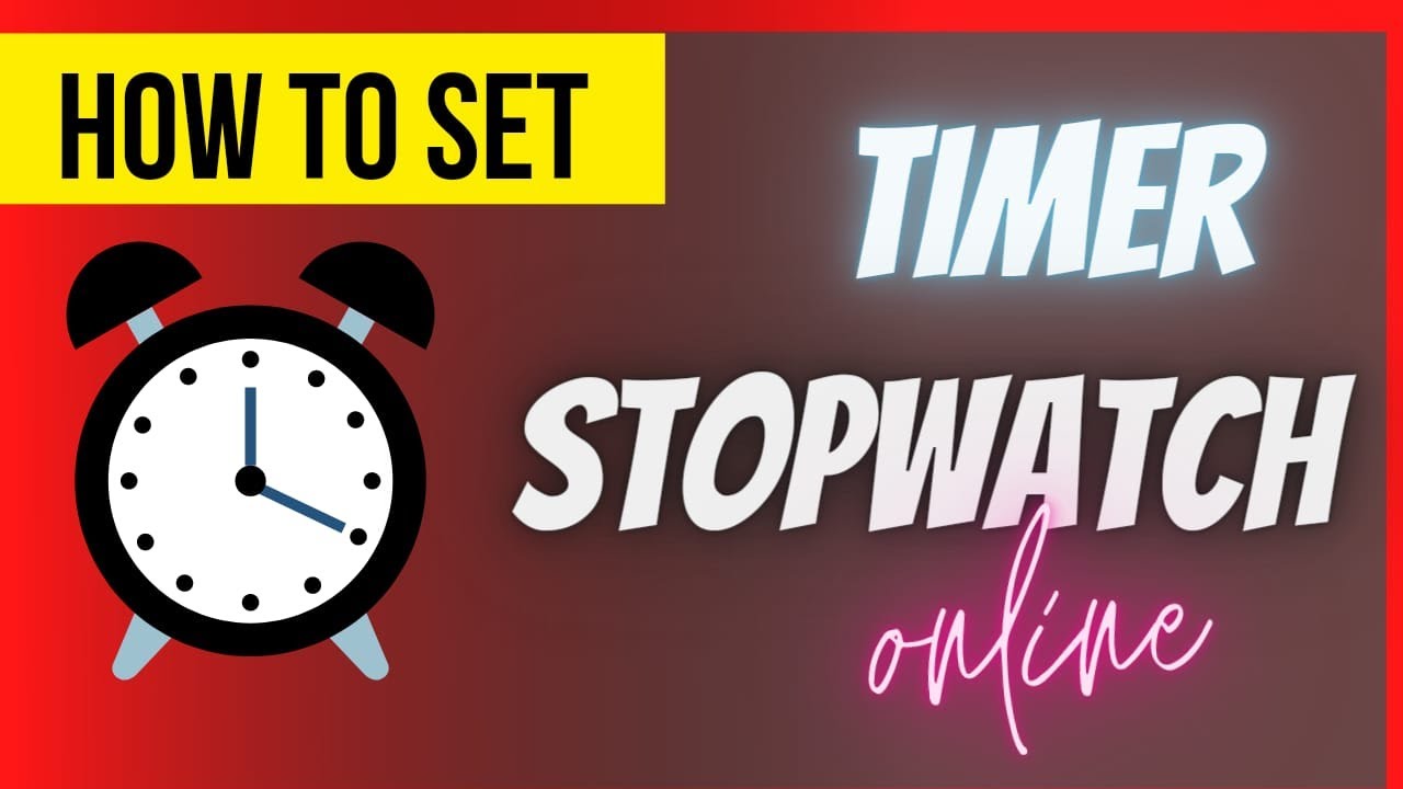 set timer online | how to set timer, stopwatch online | tricks #tricks ...