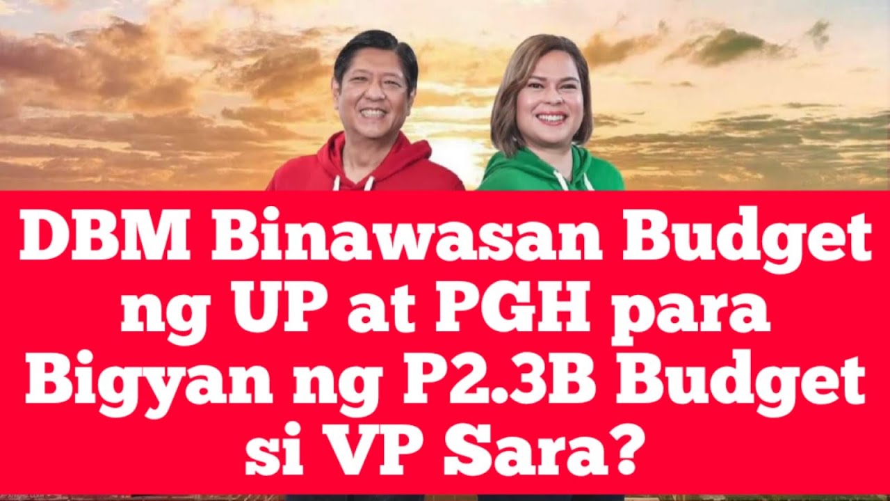 VAD LIVE: Reduced Funds for UP & PGH so VP Sara Duterte can have a Bigger Intelligence Budget ...