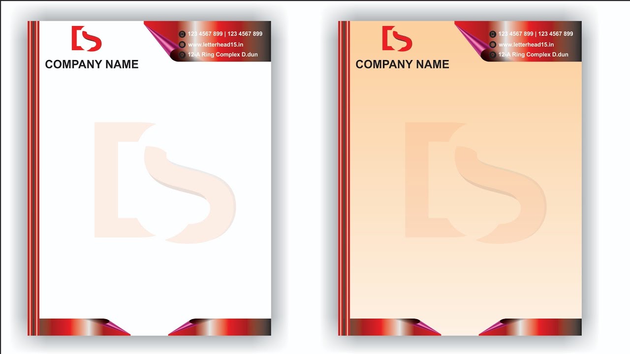 Letterhead Design In Coreldraw Letterhead Design Coreldraw Tutorial Letterhead Template Letterhead Design In Coreldraw Letterhead Design Coreldraw Tutorial Letterhead Template