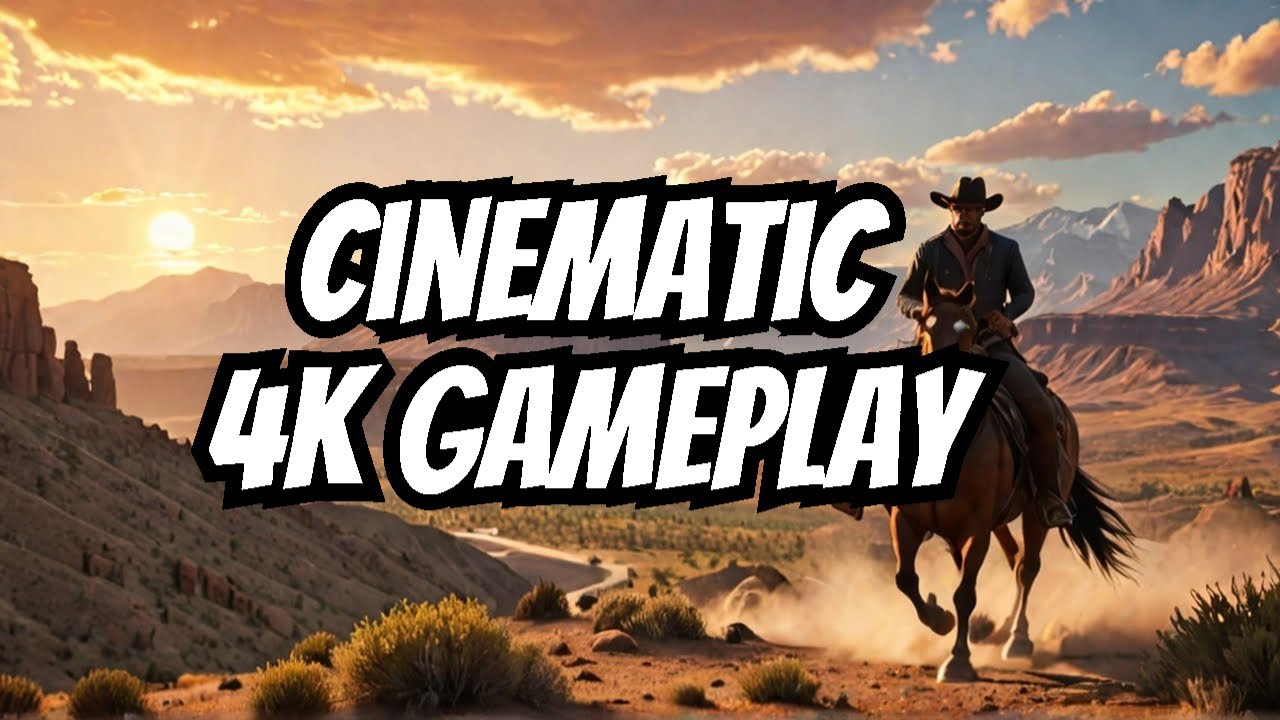 4k Gameplay | Red dead redemption Cinematic gameplay - YouTube