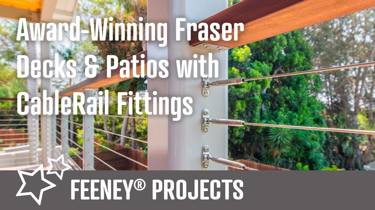 Award Winning Elevated Deck featuring CableRail Quick-Connect® Surface ...