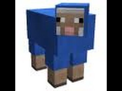 Rare Blue Sheep in Minecraft #4 - YouTube