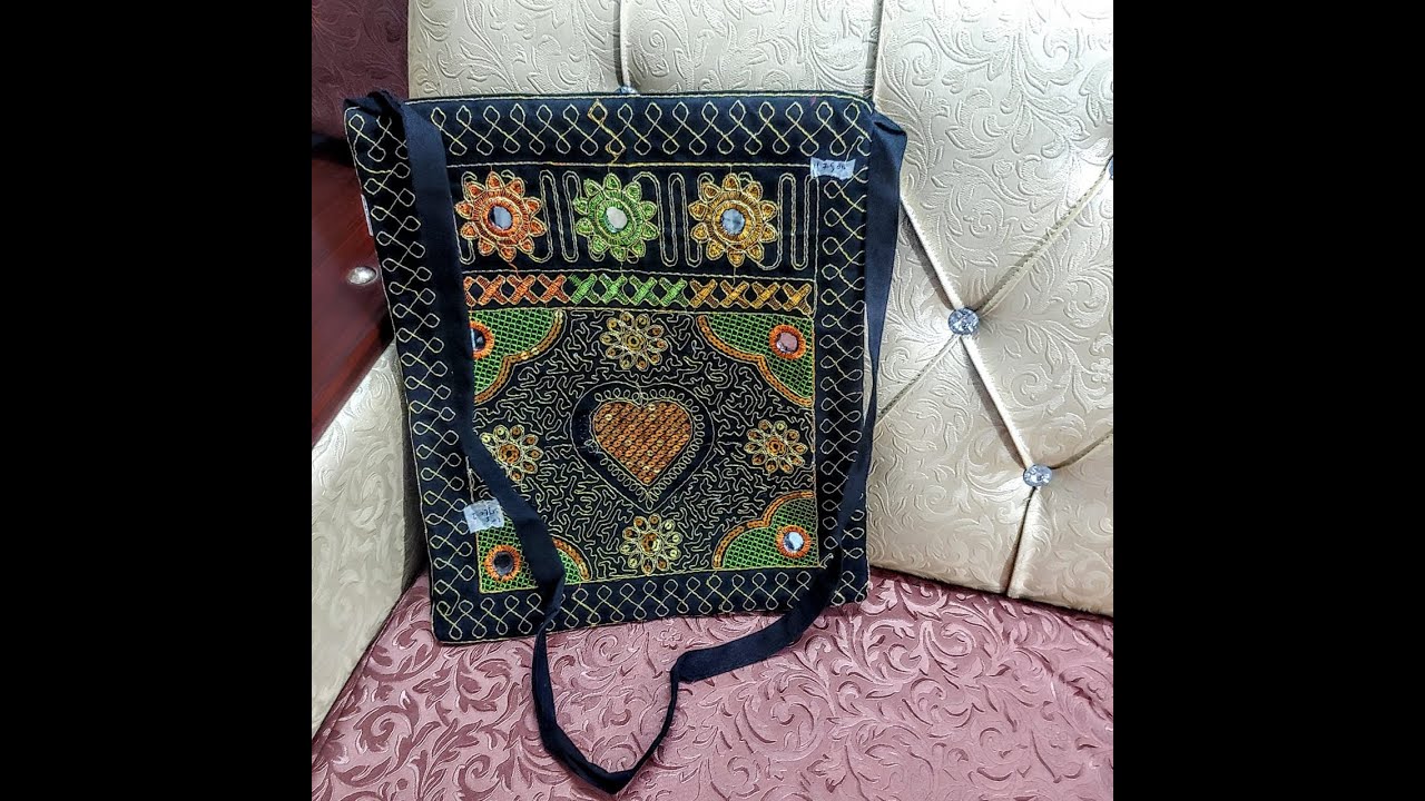 Pakistani handmade Desi Vintage work sindhi ajrak Handmade Embroidered ...