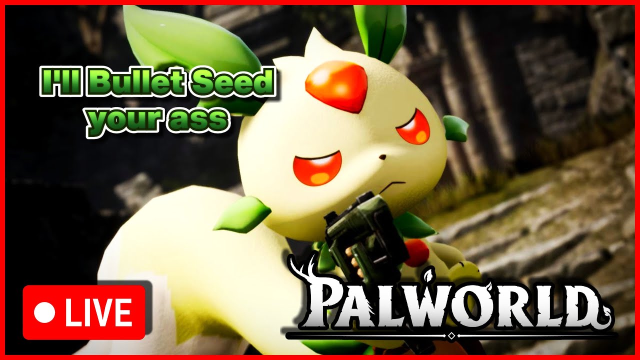 Pokemon with guns for the first time!| Palworld LIVE - YouTube