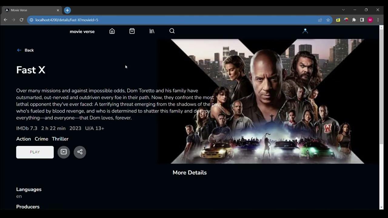 Movie Verse - Amazon Prime Clone - Spring Microservices , Spring boot and Angular - YouTube