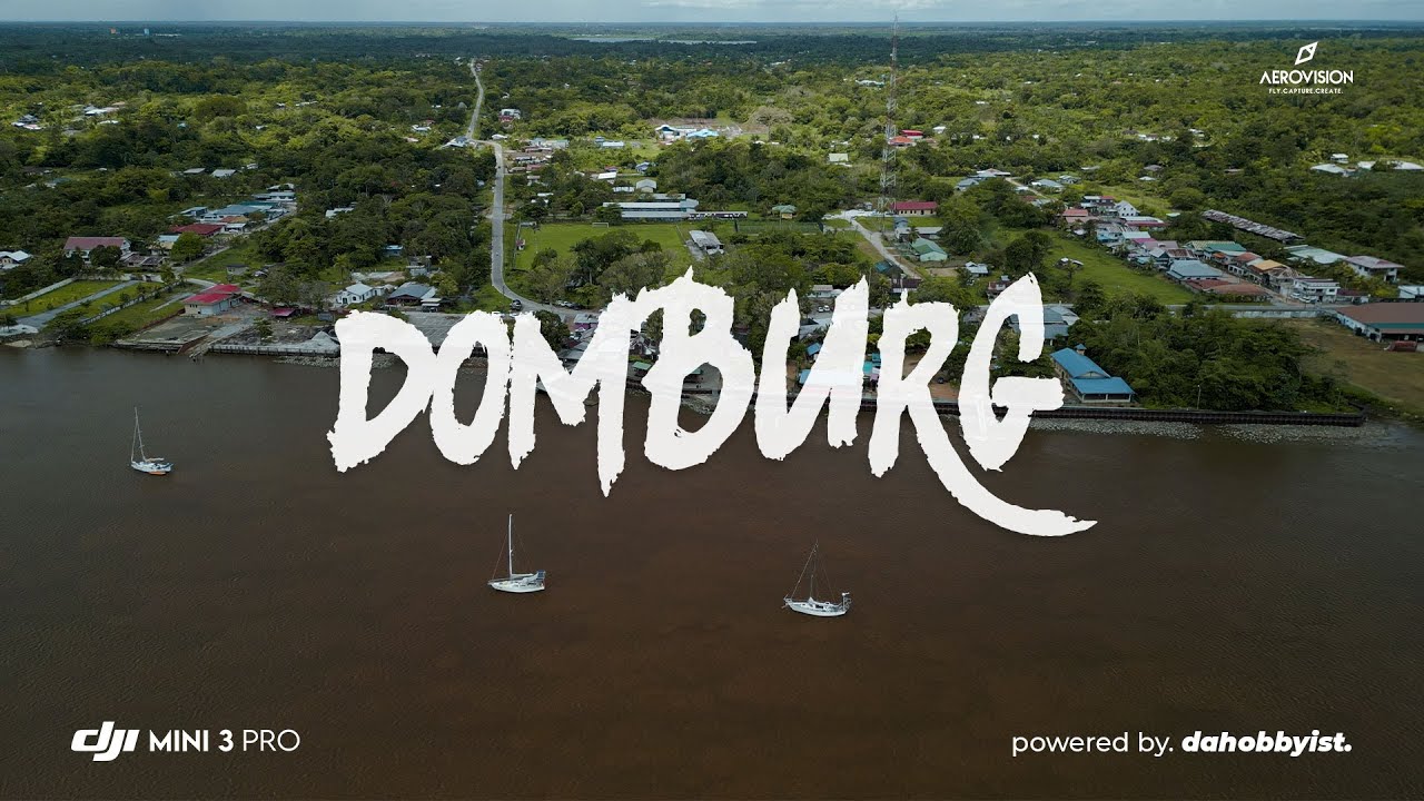 DOMBURG - DJI MINI 3 PRO - SURINAME [4K] - YouTube