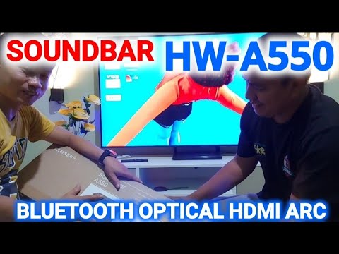 Soundbar Samsung HW-A550 2.1ch HDMI arc - YouTube