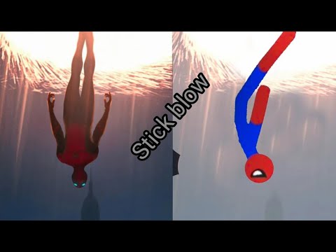 Stick blow man best falls with best memes | Stickman Dismounting ...