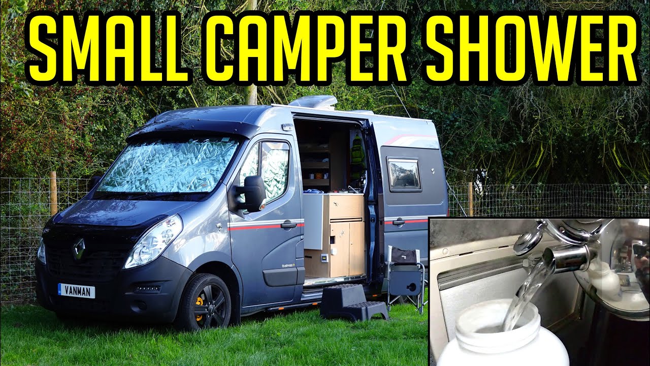 Pondering Small Camper van Shower Ideas: Modifying the Shower Setup ...