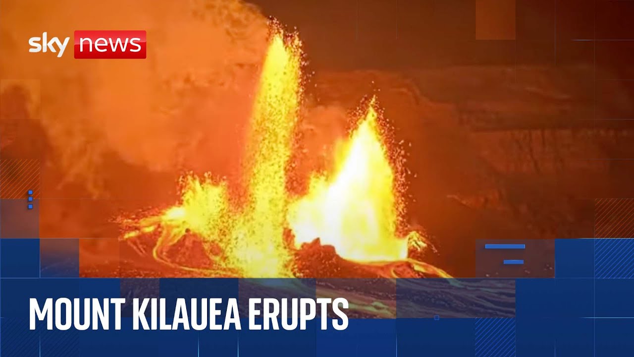 Mount Kilauea erupts in Hawaii - YouTube