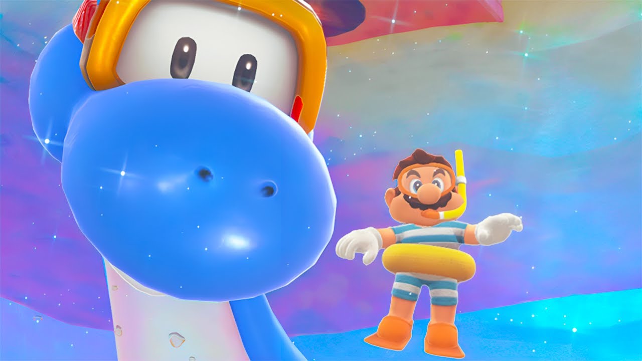 Super Mario Odyssey Walkthrough Part 3 - Swimming in the Lake Kingdom ...