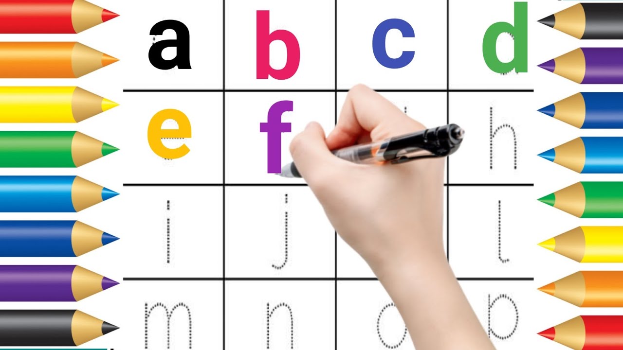 small letter abc writing, small letter, small alphabet, lowercase # ...