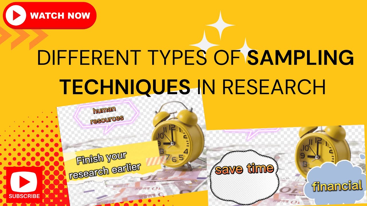 Types of Sampling Techniques in Research/ Why select only sample? - YouTube