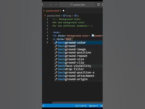 background color | #html #coding #code #webdesign #html5 #htmlcode #webdevelopment - YouTube