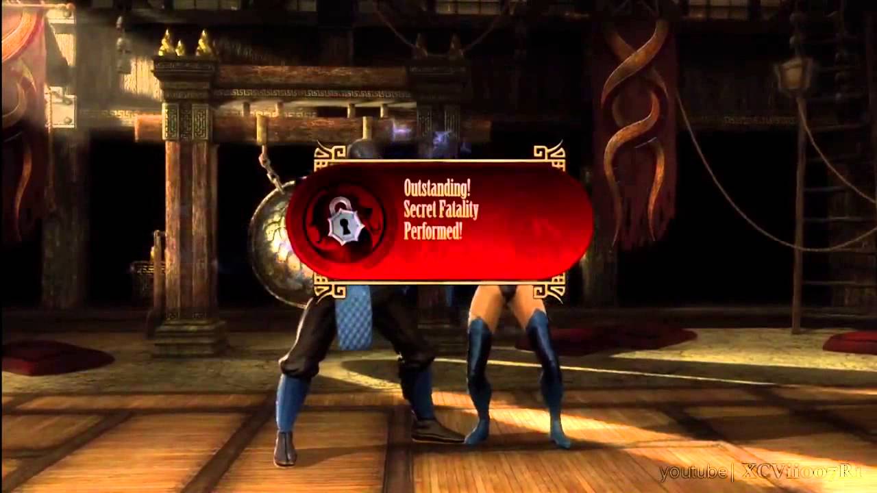 Mortal Kombat 9 2011) Sub Zero Klassic Fatality Spine Rip - YouTube