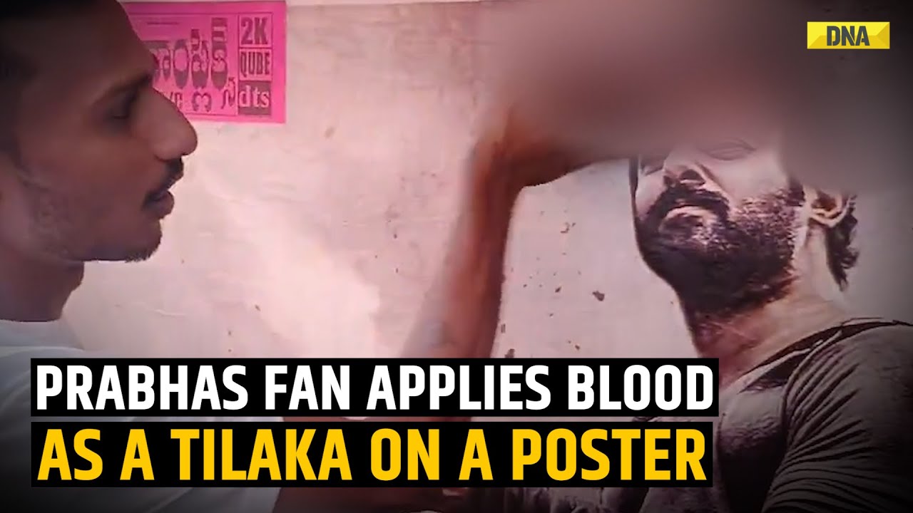 Salaar Review: Prabhas Fan Cuts His Hand And Applies Blood As A Tilaka ...