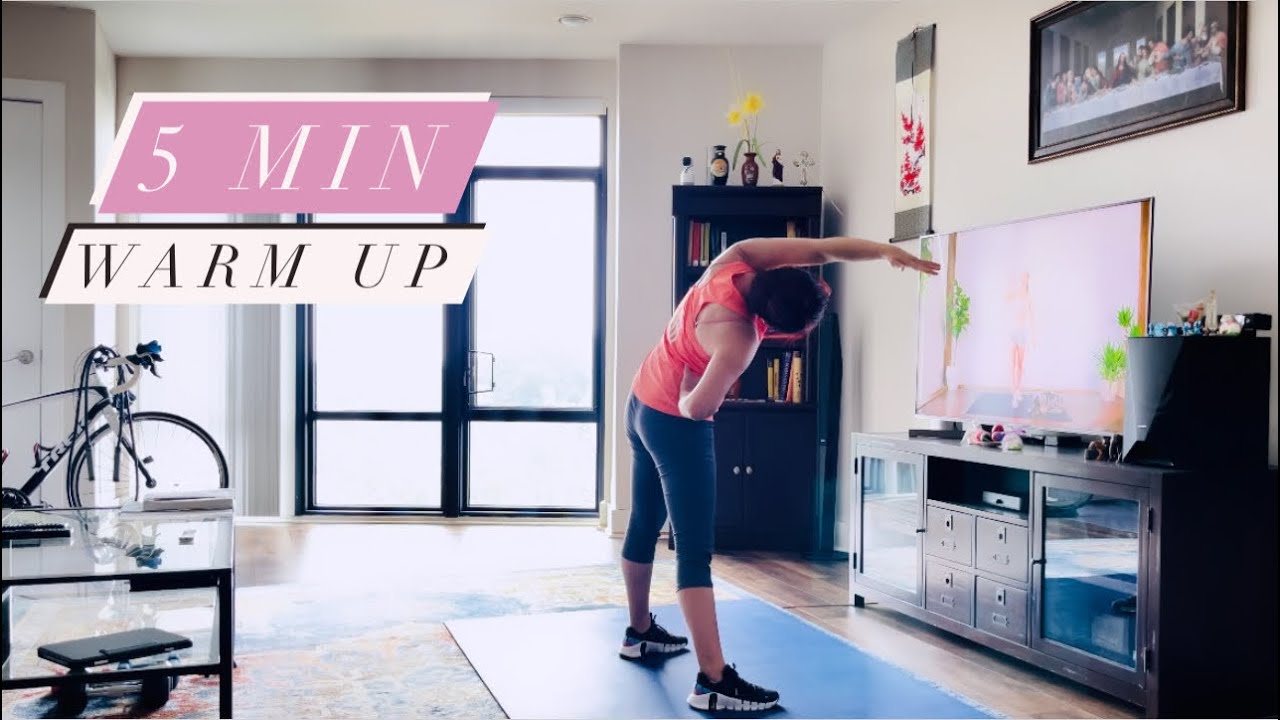 5 MIN WARM UP FOR AT HOME WORKOUTS (No Jumping) - YouTube