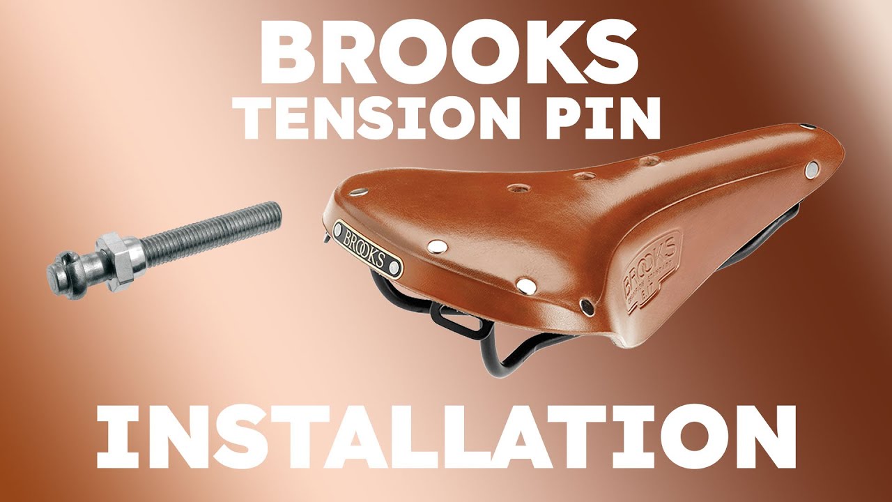 How To Replace Brooks Saddle Tension Pin Tutorial - Cycle To-Go - YouTube
