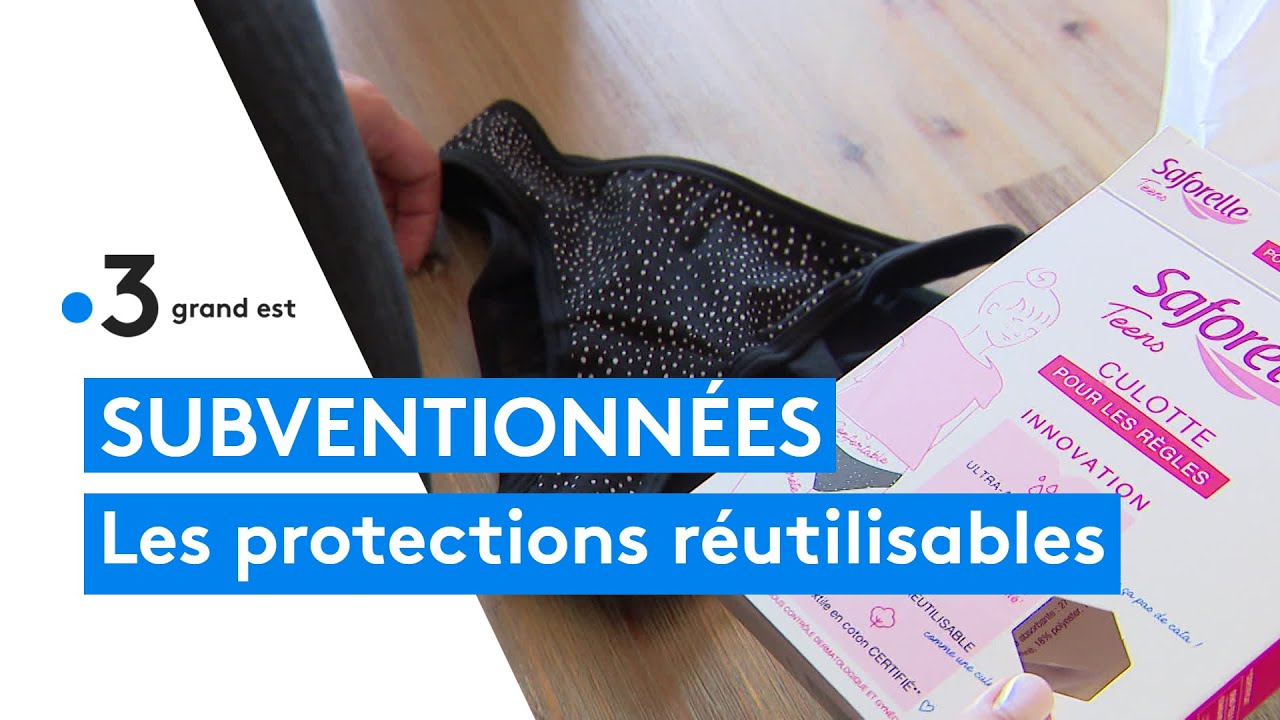 Des protections hygiéniques réutilisables subventionnées à Epinal - YouTube