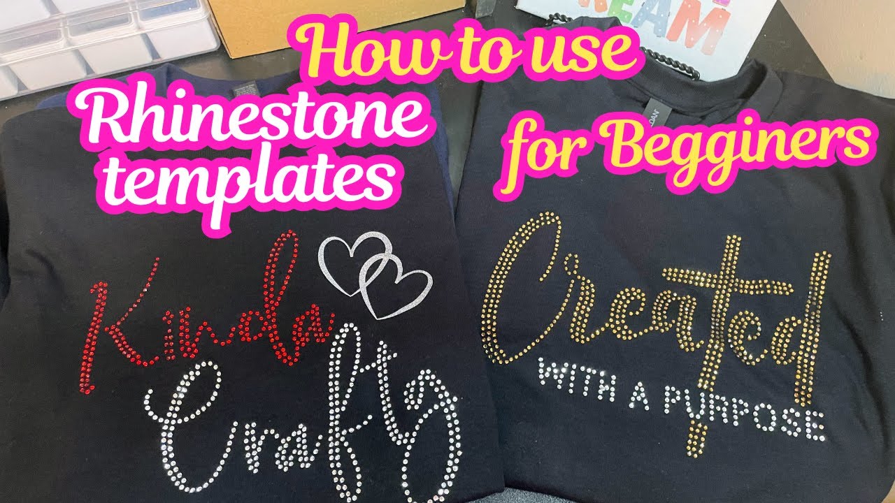 RHINESTONE TEMPLATES for BEGGINERS : Learn how to make your own ...