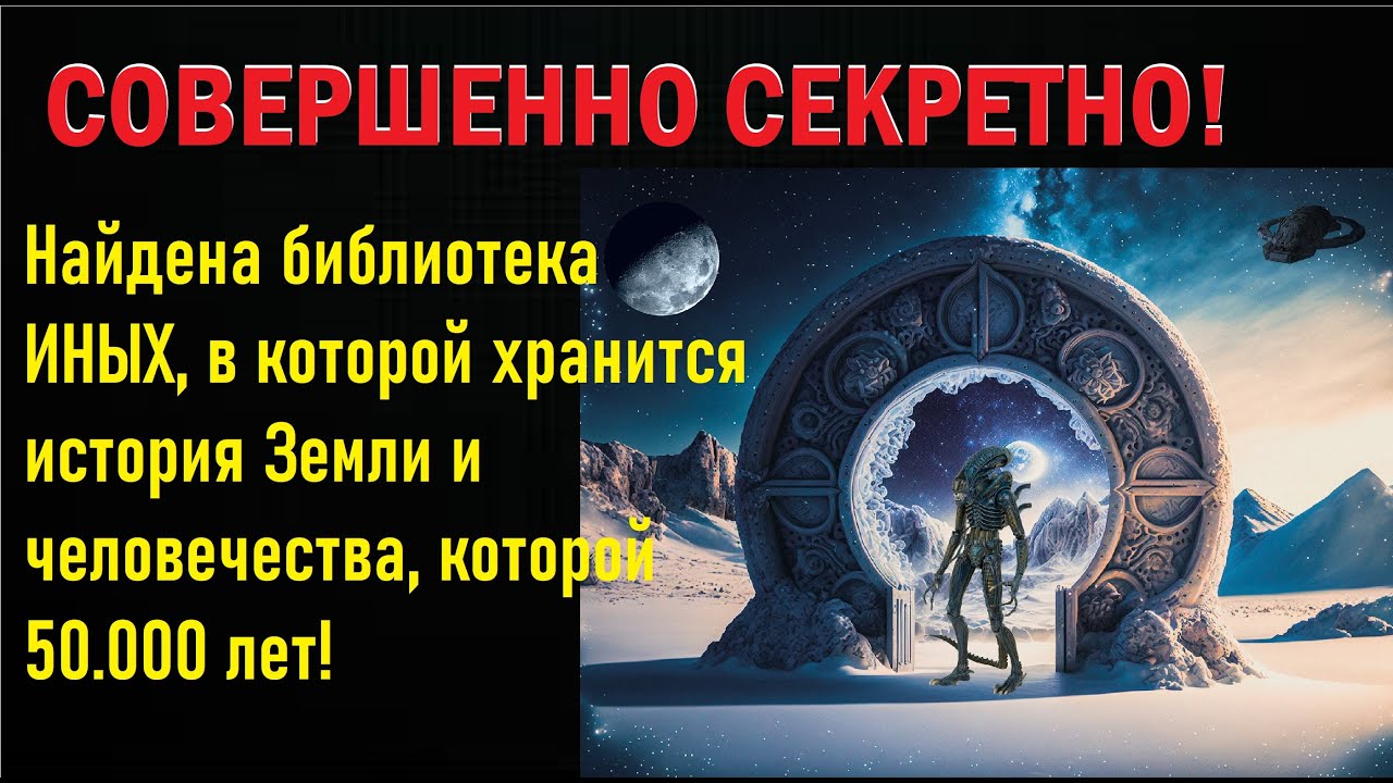 Найдена библиотека ИНЫХ, в которой хранится история Земли и ...