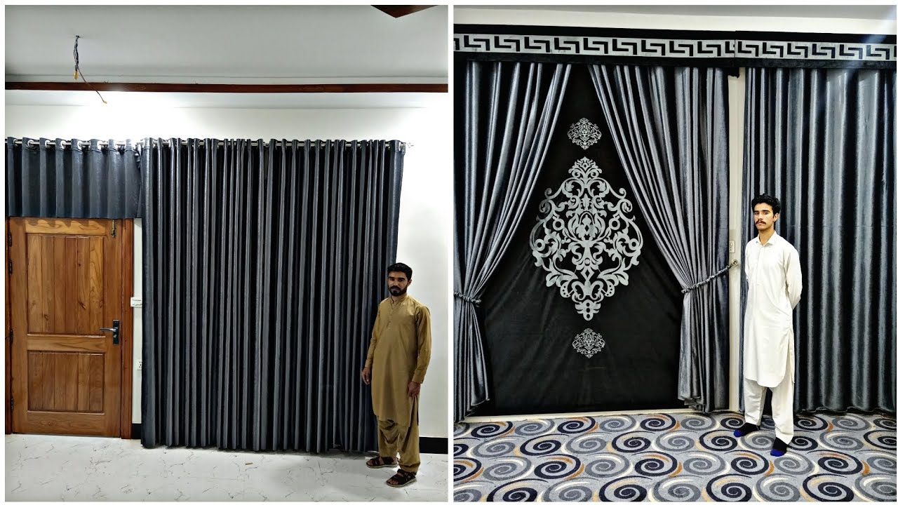 parda cortain new design sliding wala #curtaindesign #bhajan # ...