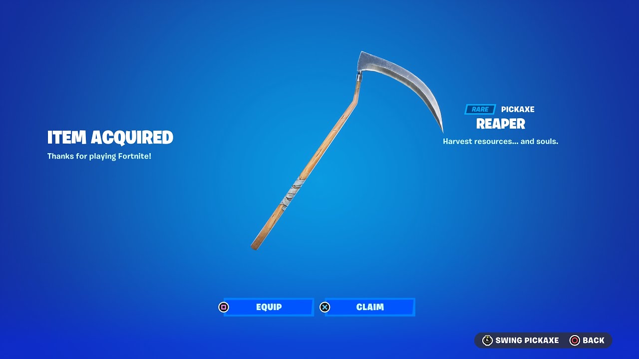 REAPER PICKAXE RETURN RELEASE DATE IN FORTNITE ITEM SHOP 2023! - YouTube