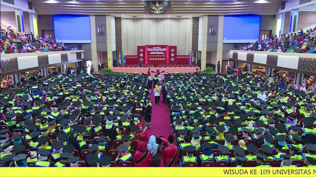 Wisuda ke 109 Universitas Negeri Padang (UNP) - FBS, FIP dan FIS - YouTube