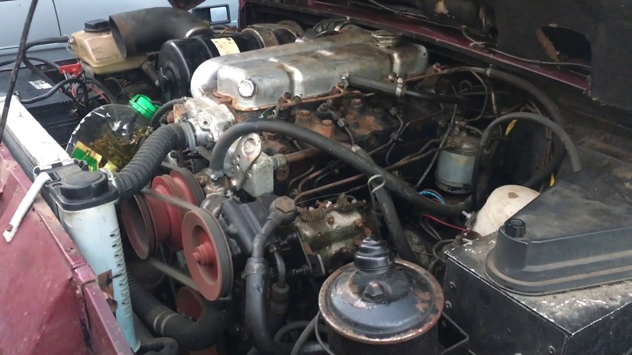 Perkins 4236 Engine in Range Rover - YouTube
