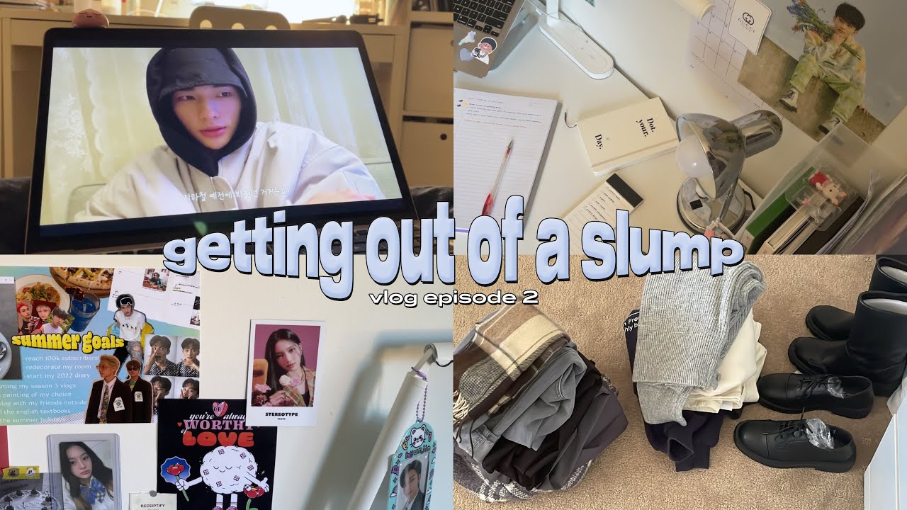 s3 vlog🏄🏻‍♀️getting out of a slump, new 2022 timetable, studying and ...