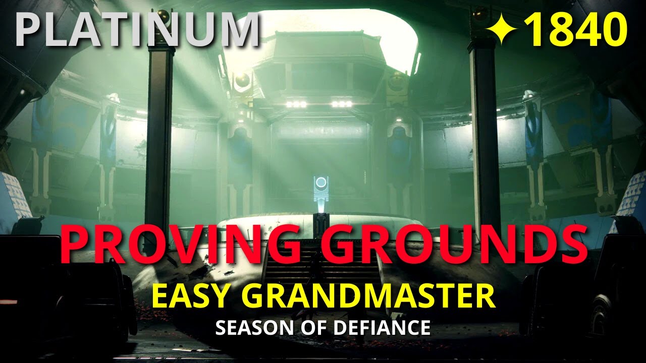 Proving Grounds - Easy 1840 Grandmaster Nightfall | Destiny 2 (PS5 ...