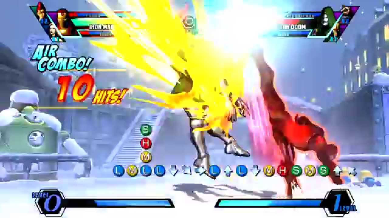UMVC3 : IronMan Repulsor Blast Confirms - YouTube