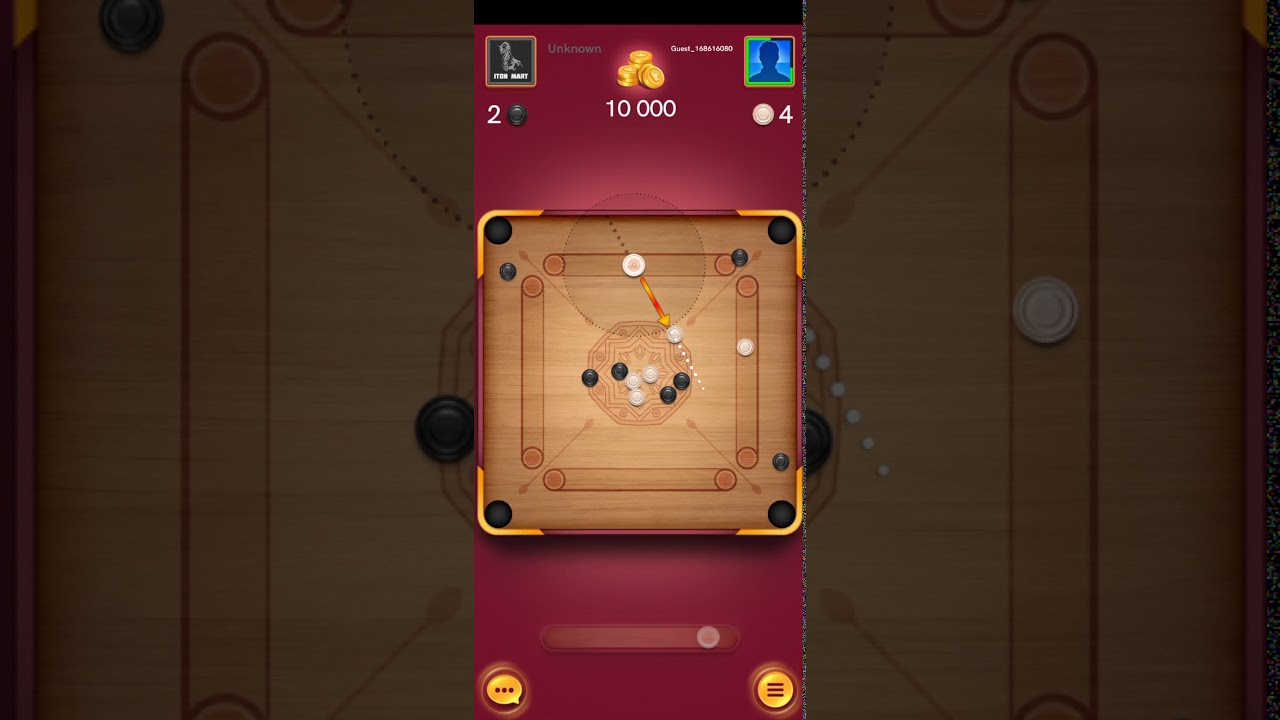 Playing carrom for the first time - YouTube