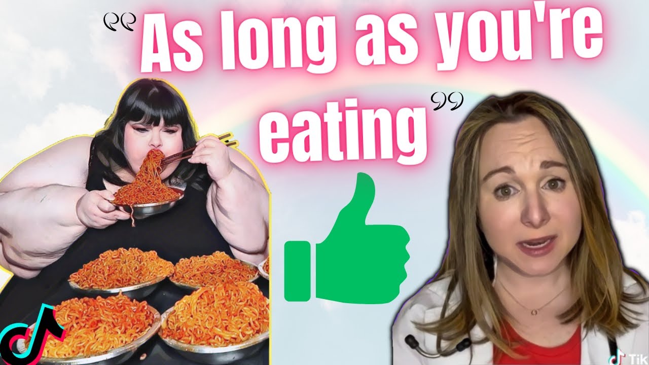 Dr. TikTok Says "Any Weight Is A Good Weight!" l Fat Acceptance TikTok Cringe - YouTube