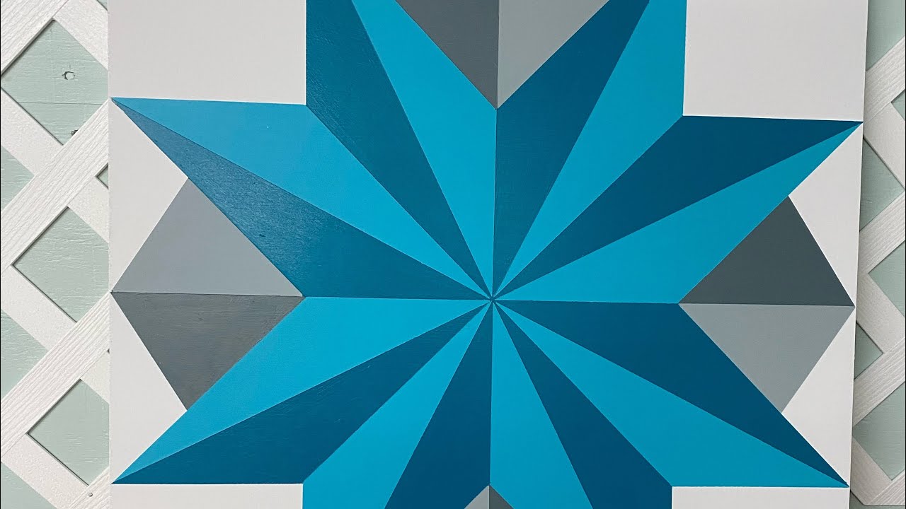 Barn Quilt Christmas Star : Video #9 - YouTube