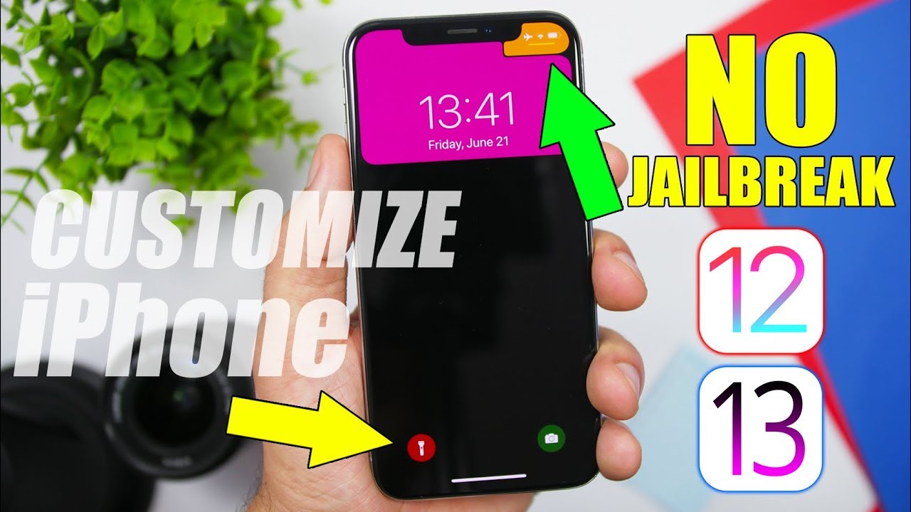 NEW - Customize iPhone WITHOUT Jailbreak (iOS 12 & iOS 13) - 2019 - YouTube