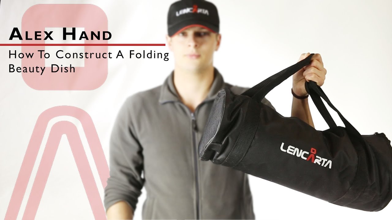 How To Construct A Folding Beauty Dish | Lencarta | Tutorial - YouTube