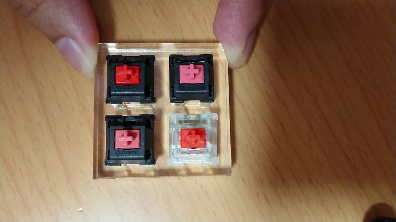 Slient switches comparison - YouTube