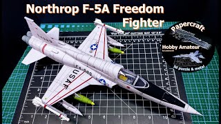 Northrop F-5A Freedom Fighter Papercraft | Doovi