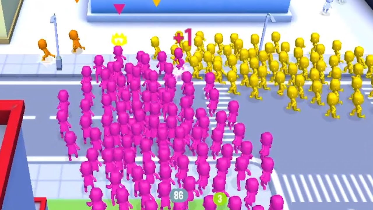 Crowd City World Record Map Control: 100.00% #182 - YouTube