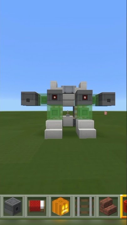 Minecraft MCPE: Slime Block Robot - Pocket Bot + Mech Tutorial working ...