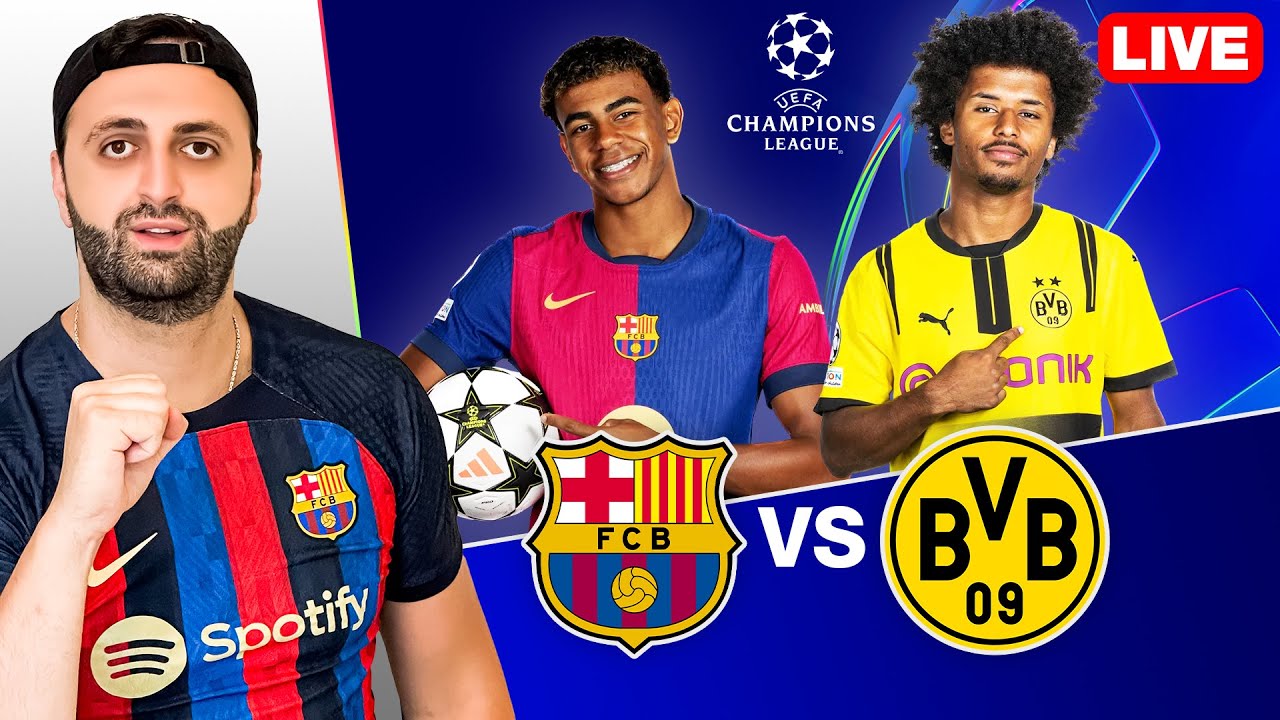 🔴LIVE ბარსელონა vs დორტმუნდი - ჩემპიონთა ლიგა მეოთხედფინალი - პირველი ...