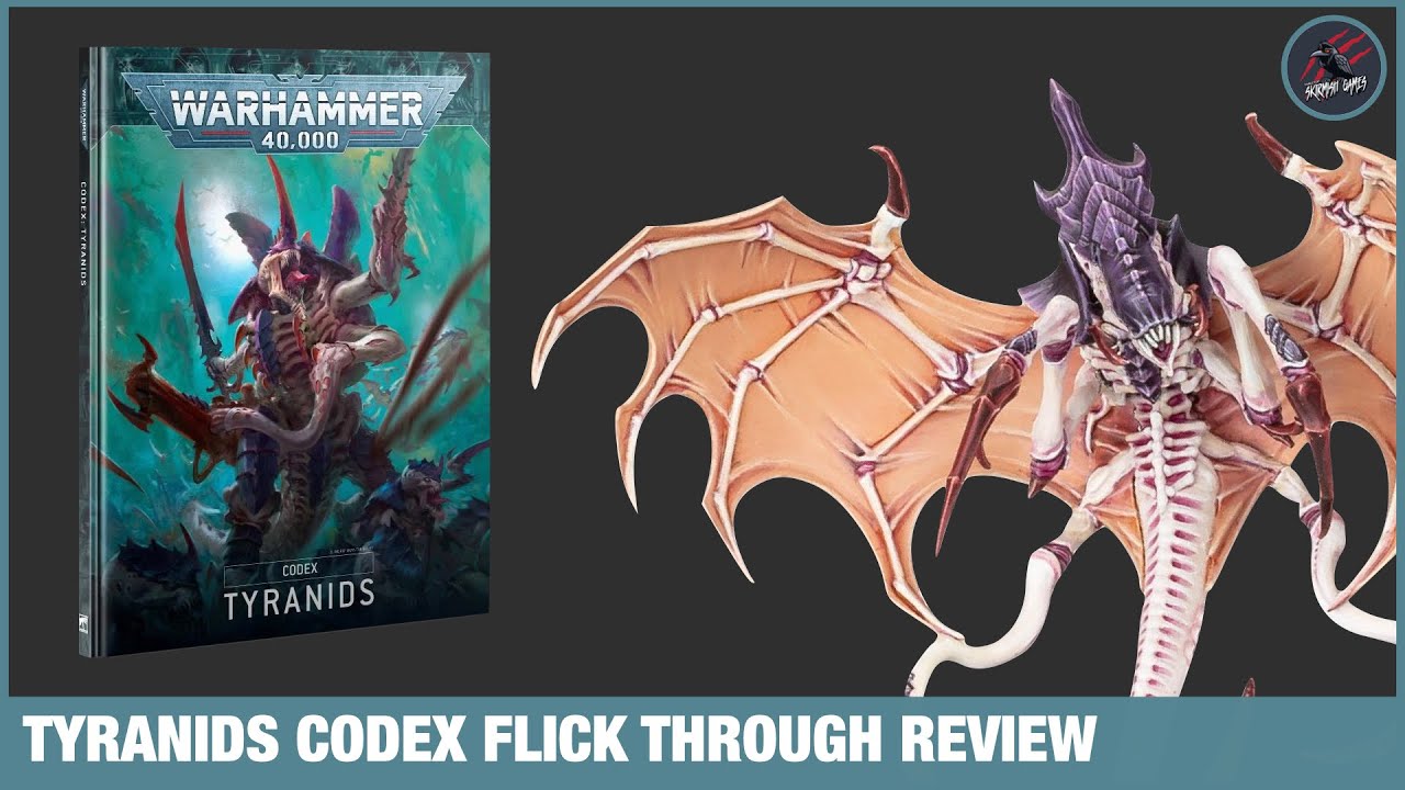 TYRANIDS CODEX FLICK THROUGH REVIEW - Warhammer 40k Codex Book - YouTube