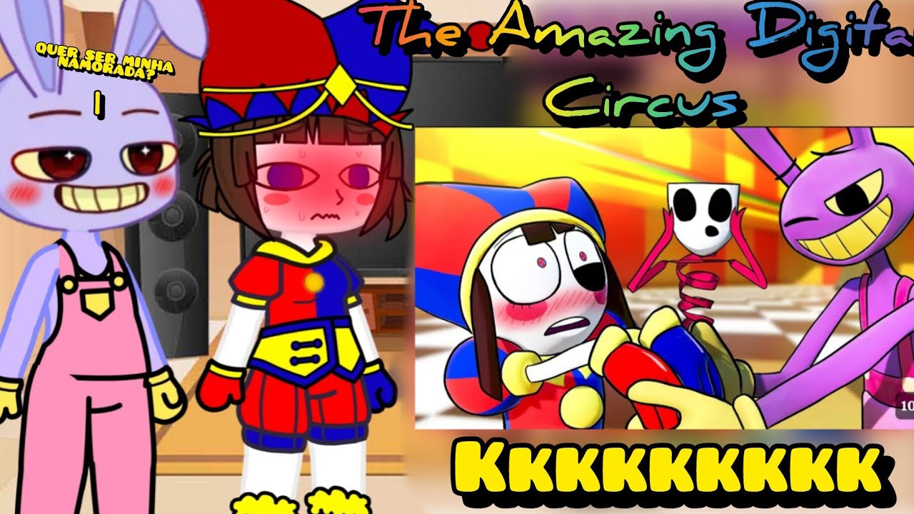 The Amazing Digital Circus react Jax e Pomni respondem no The Amazing Digital Circus VR 😂 ️ ...