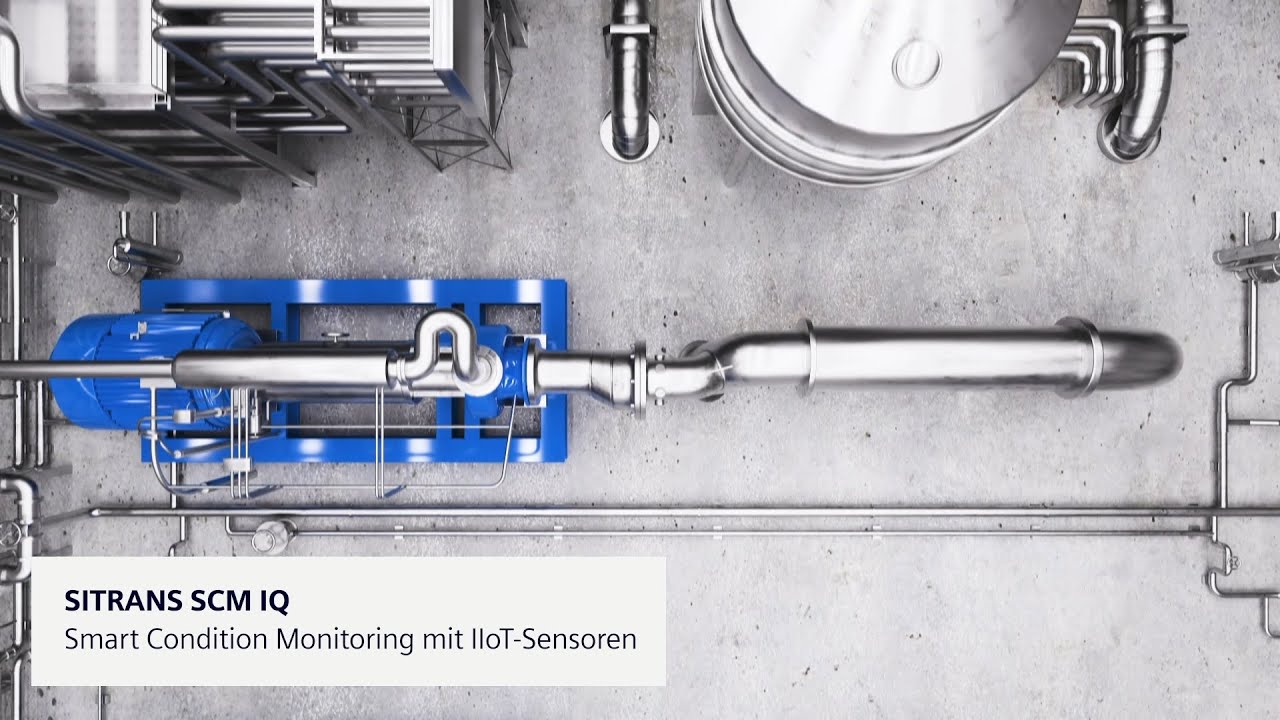 SITRANS SCM IQ - Smart Condition Monitoring mit IIoT-Sensoren - YouTube